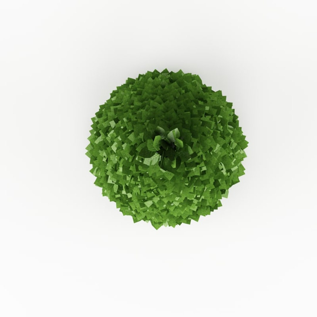 Conical Bush 3d Max