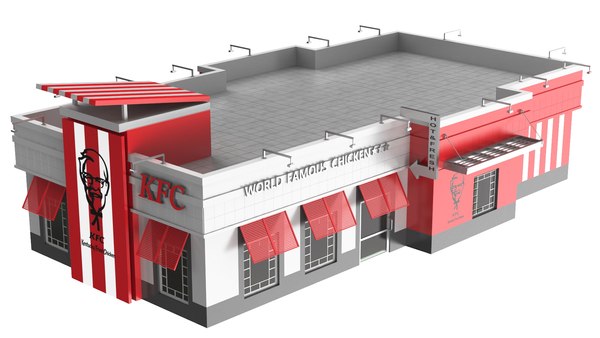 modelo 3d Edificio KFC - TurboSquid 2004877