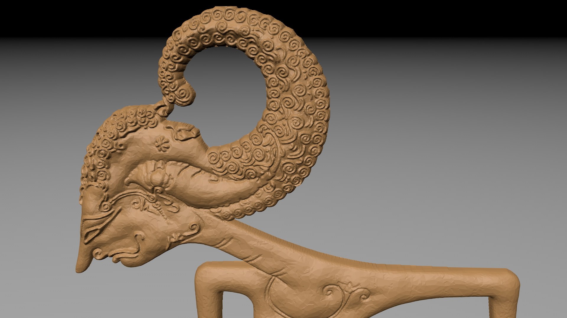 STL Files Relief Karakter Arjuna Pewayangan Model - TurboSquid 2093265