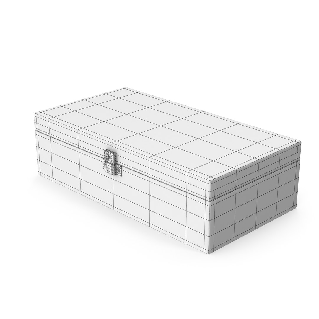 3D Watch Box Dark Wood - TurboSquid 2118509