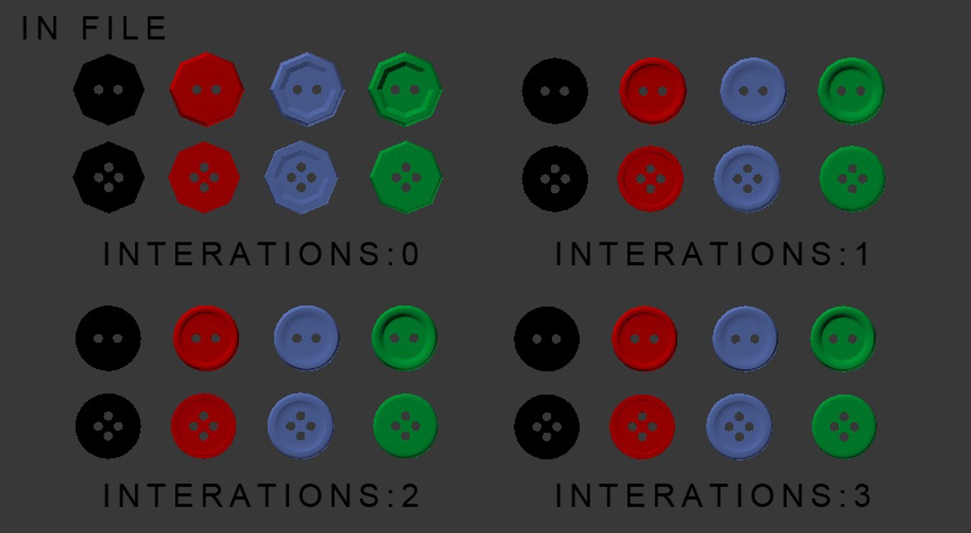 button suit 3d model