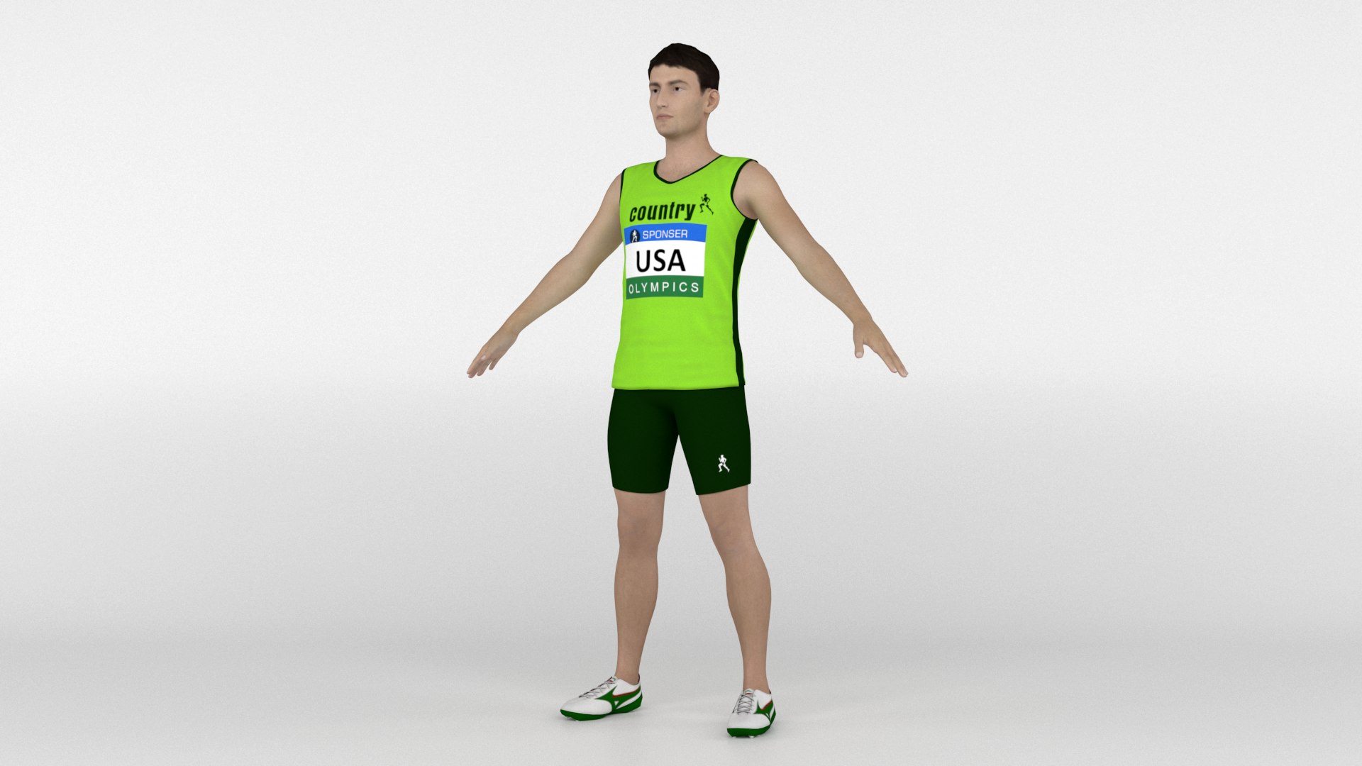 Athletic Runners 2 In 1 3D Model - TurboSquid 2323066