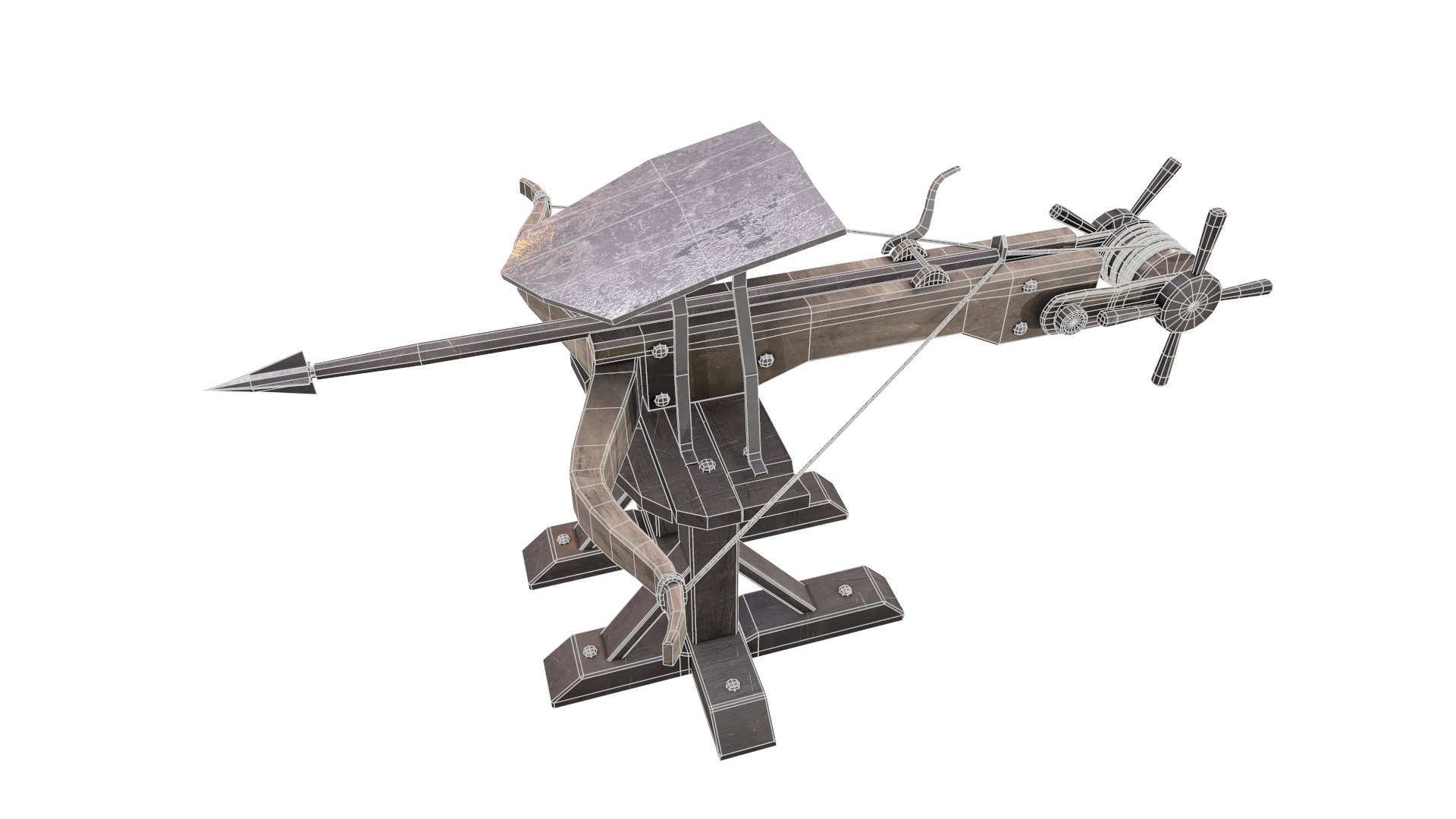 Medieval Balista 3D Model - TurboSquid 2288773