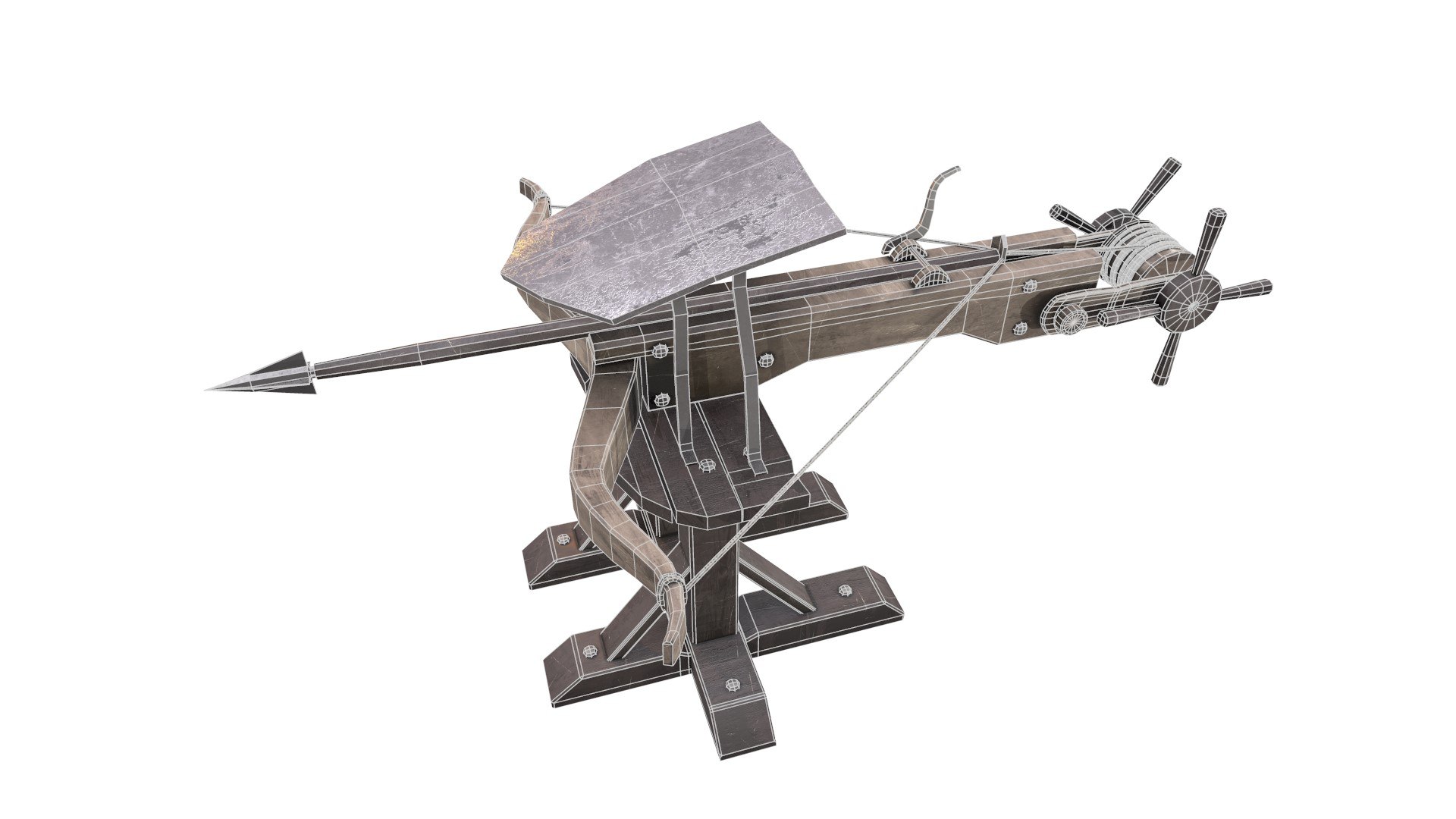 Medieval Balista 3D Model - TurboSquid 2288773