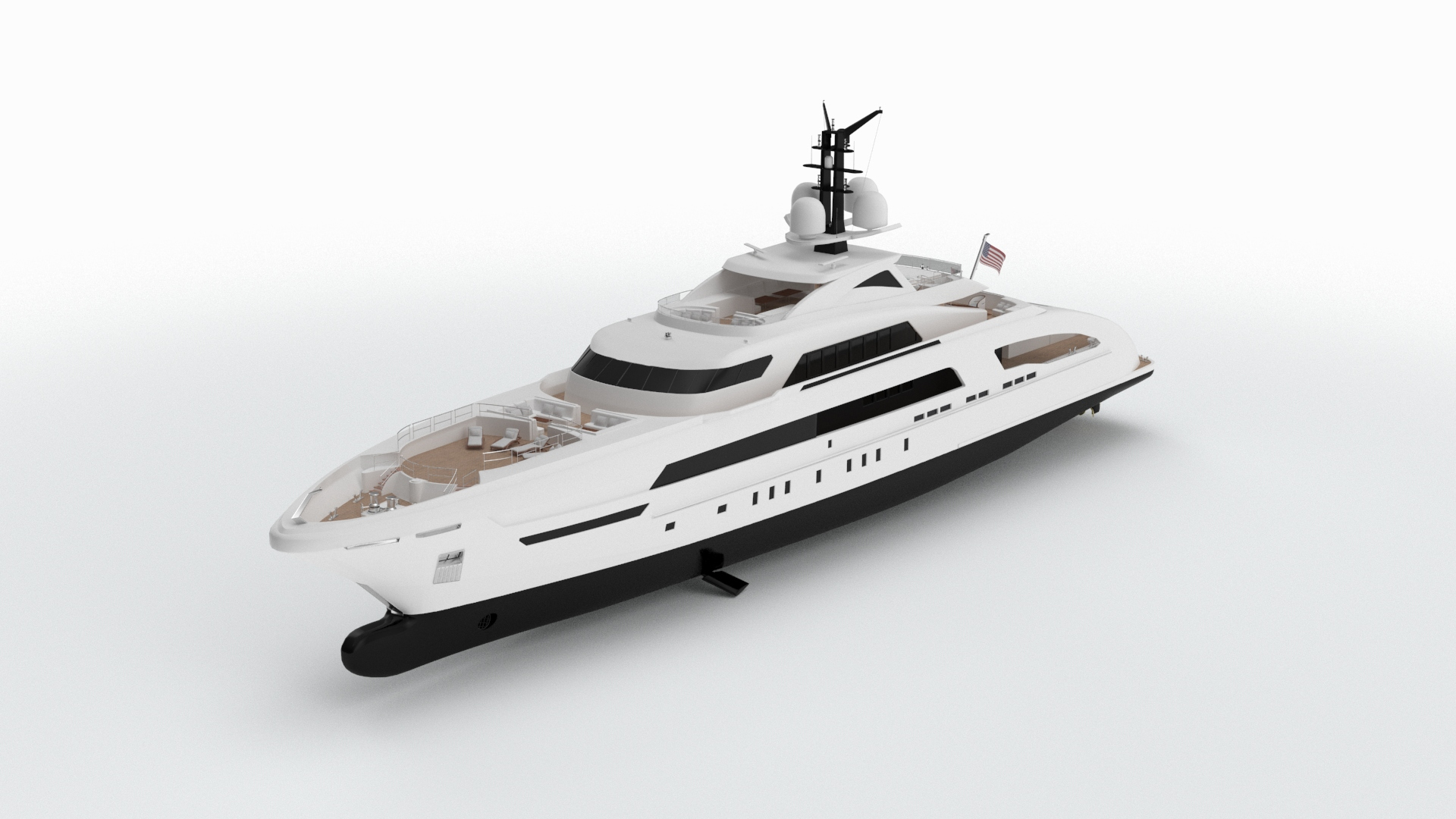 3D Model Atlantis Superyacht - TurboSquid 2349536