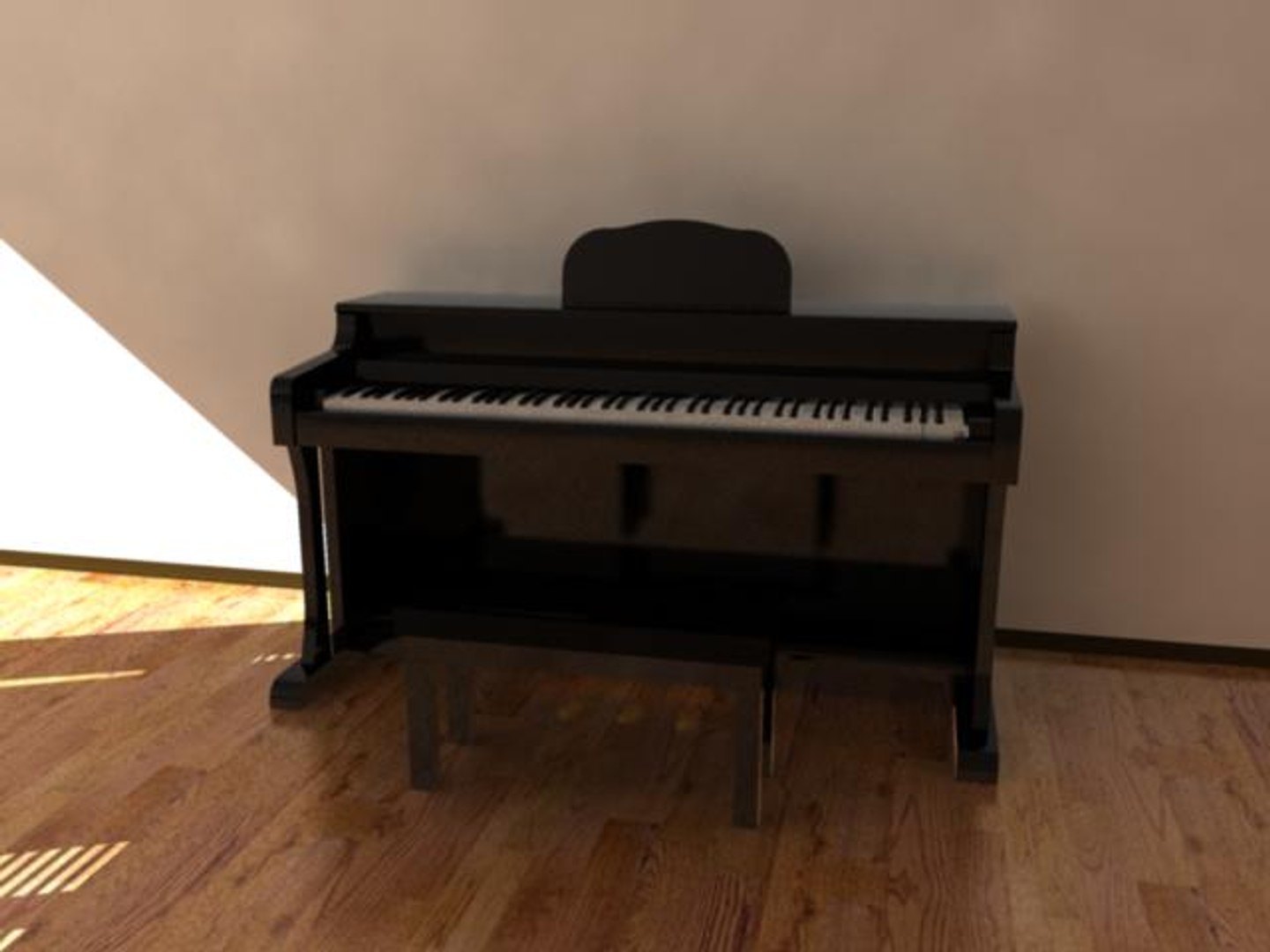 3d Piano Model