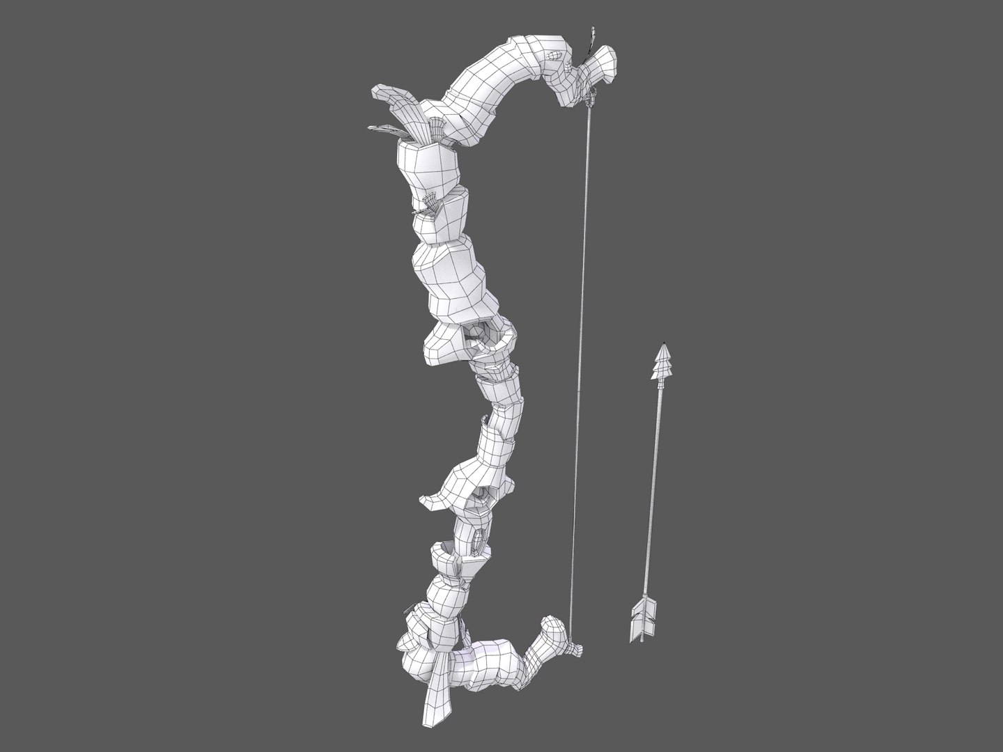 3D Stylized Bow Arrow - TurboSquid 1561199