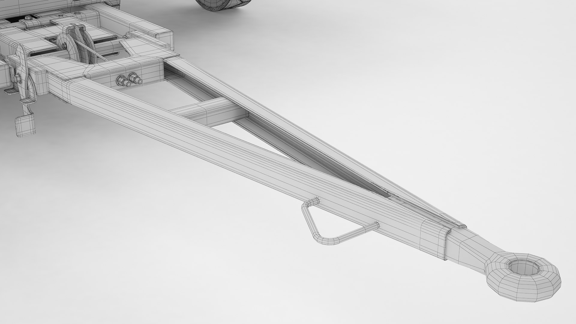 Airport Container Trailer 02 3D Model - TurboSquid 2358715
