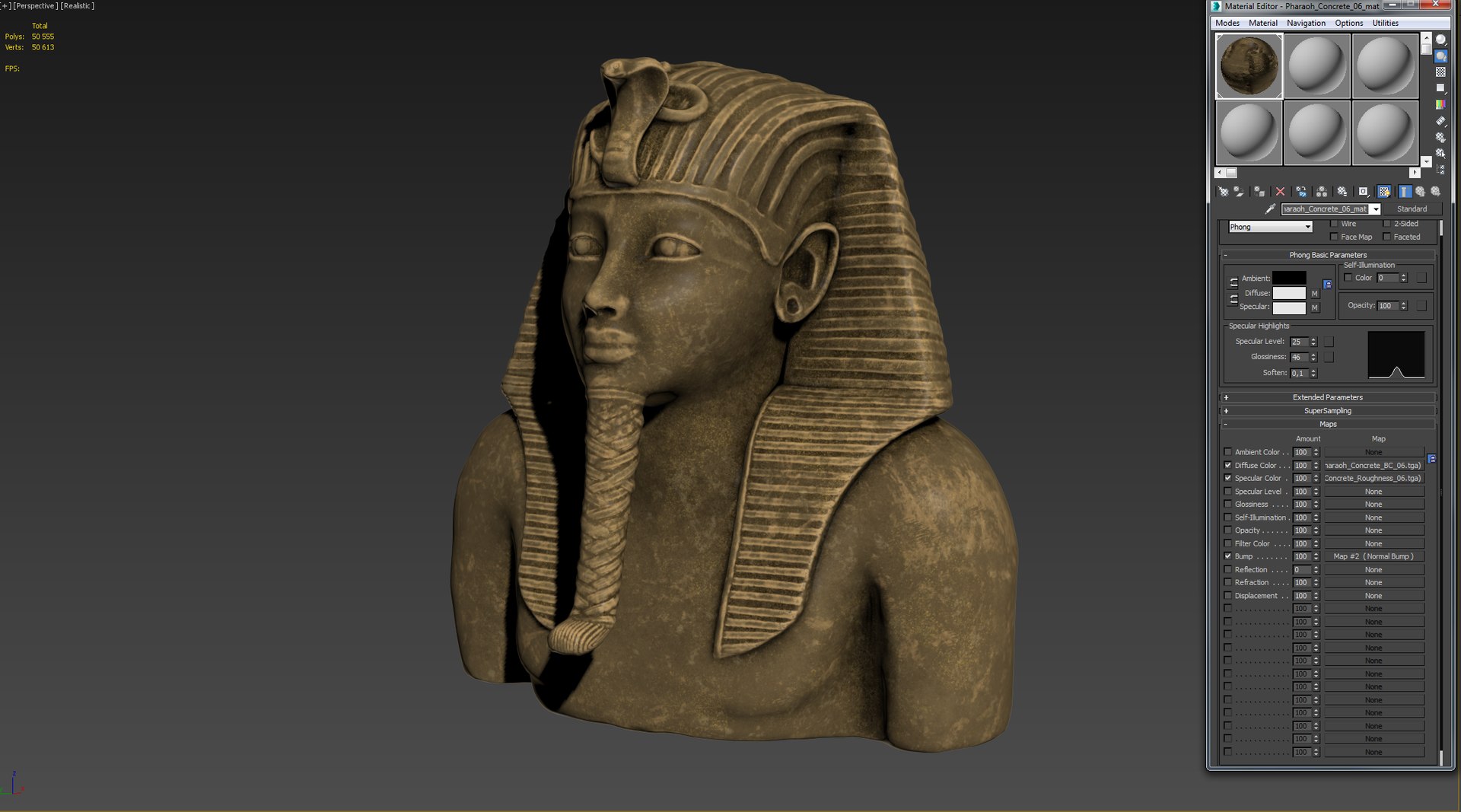 3D Pharaoh 05 - TurboSquid 2013137
