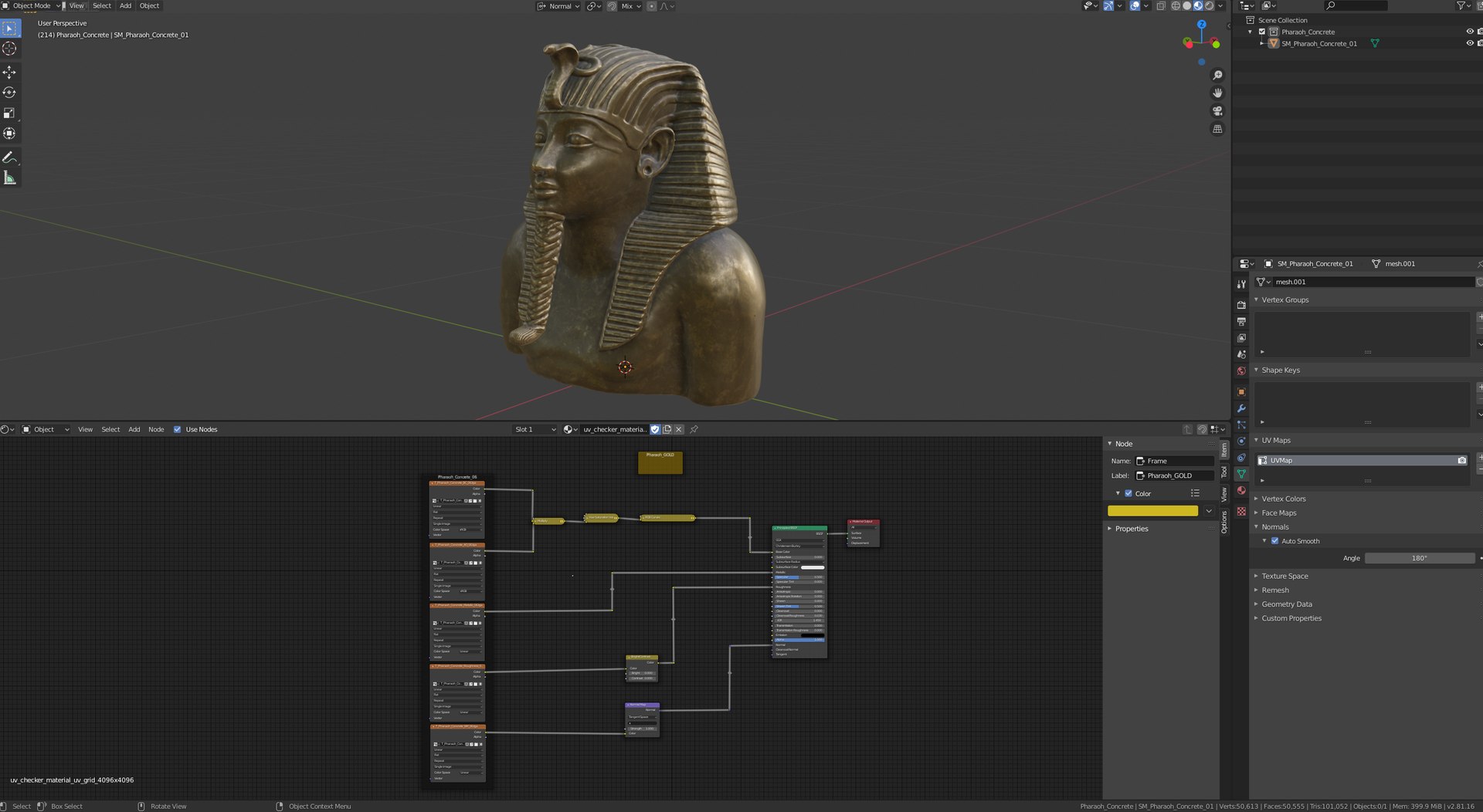 3D Pharaoh 05 - TurboSquid 2013137