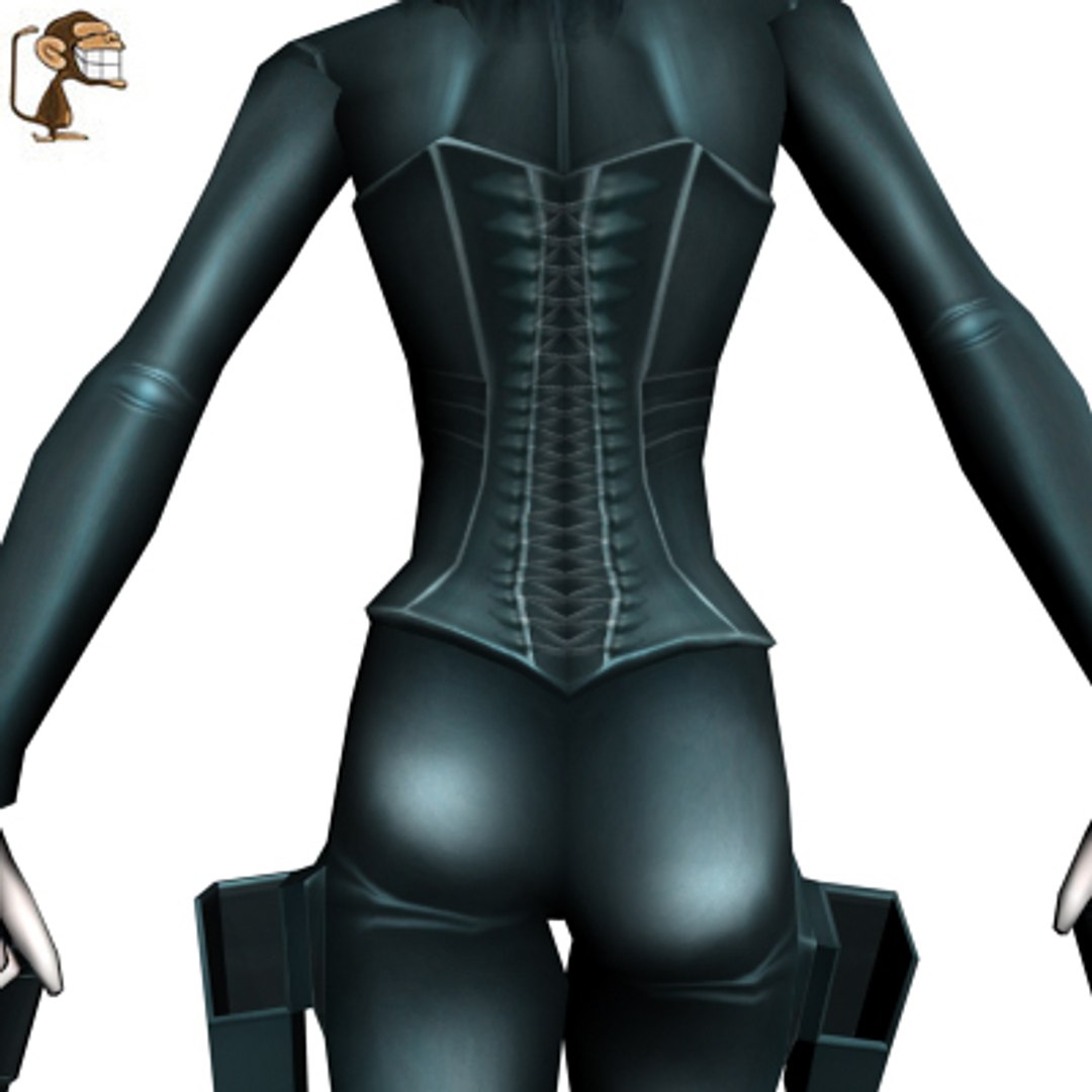 3d Model Ready Female Vampire Assassin
