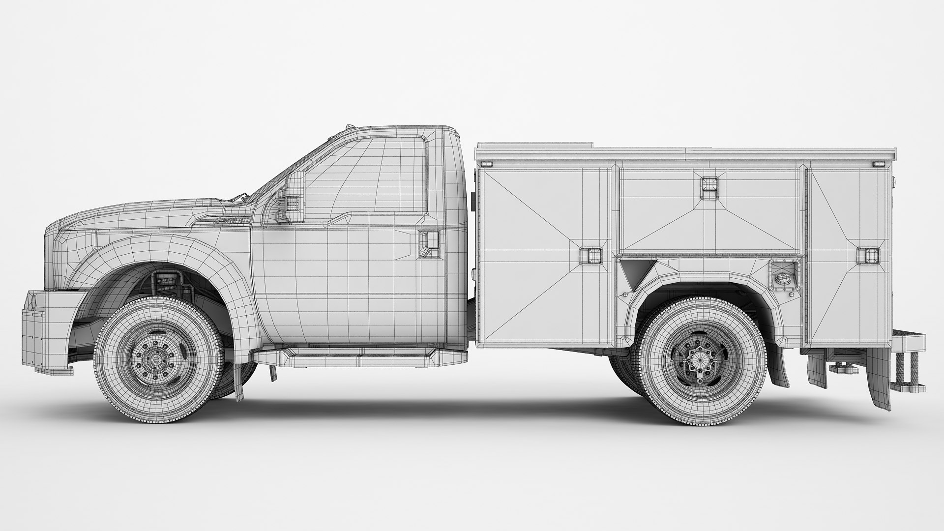 F450 enclosed utility 3D model - TurboSquid 1516416