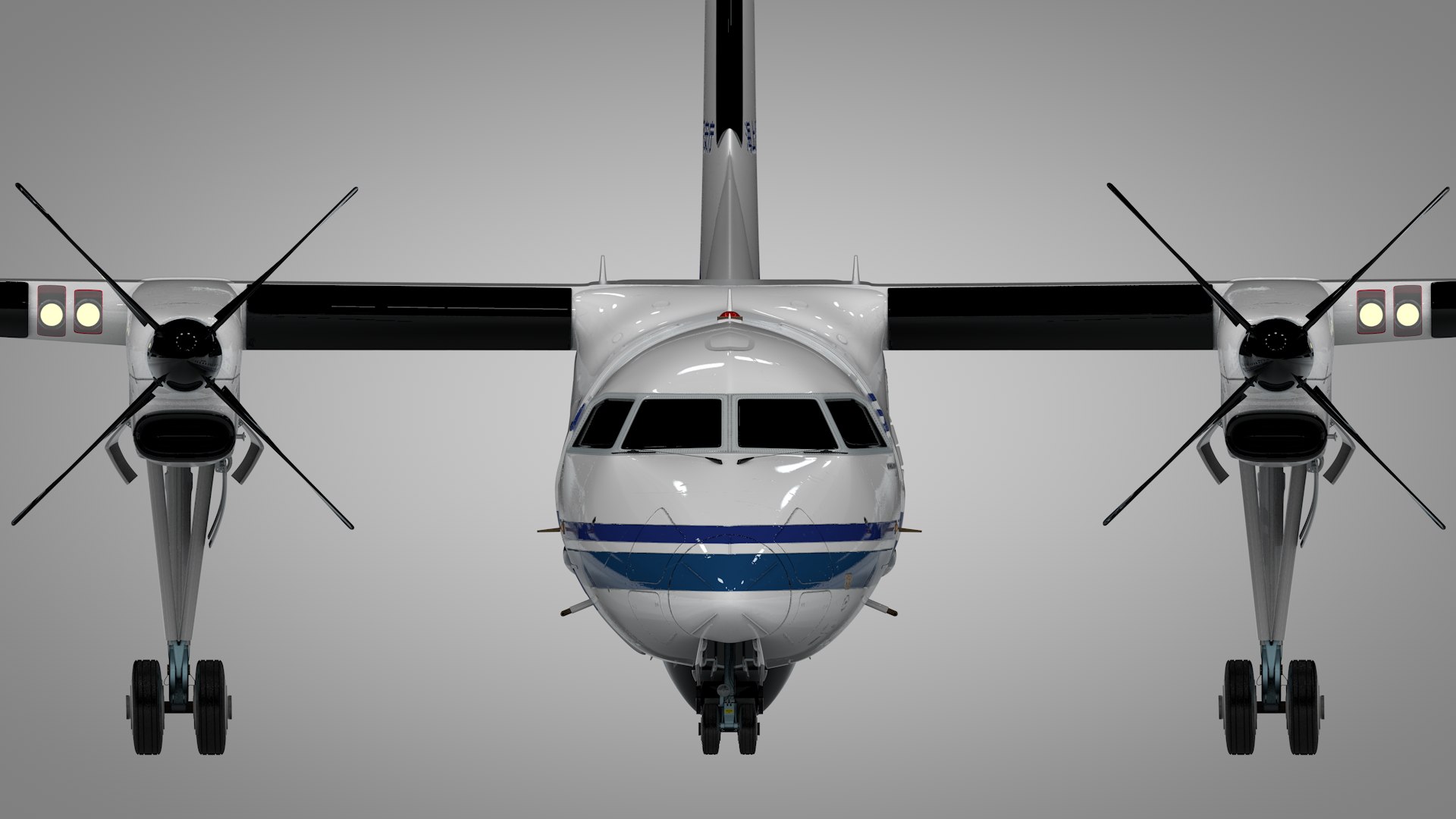 Japan Coast Guard Bombardier De Havilland Canada DHC-8 Q300 Dash 8 L1770 3D model - TurboSquid ...