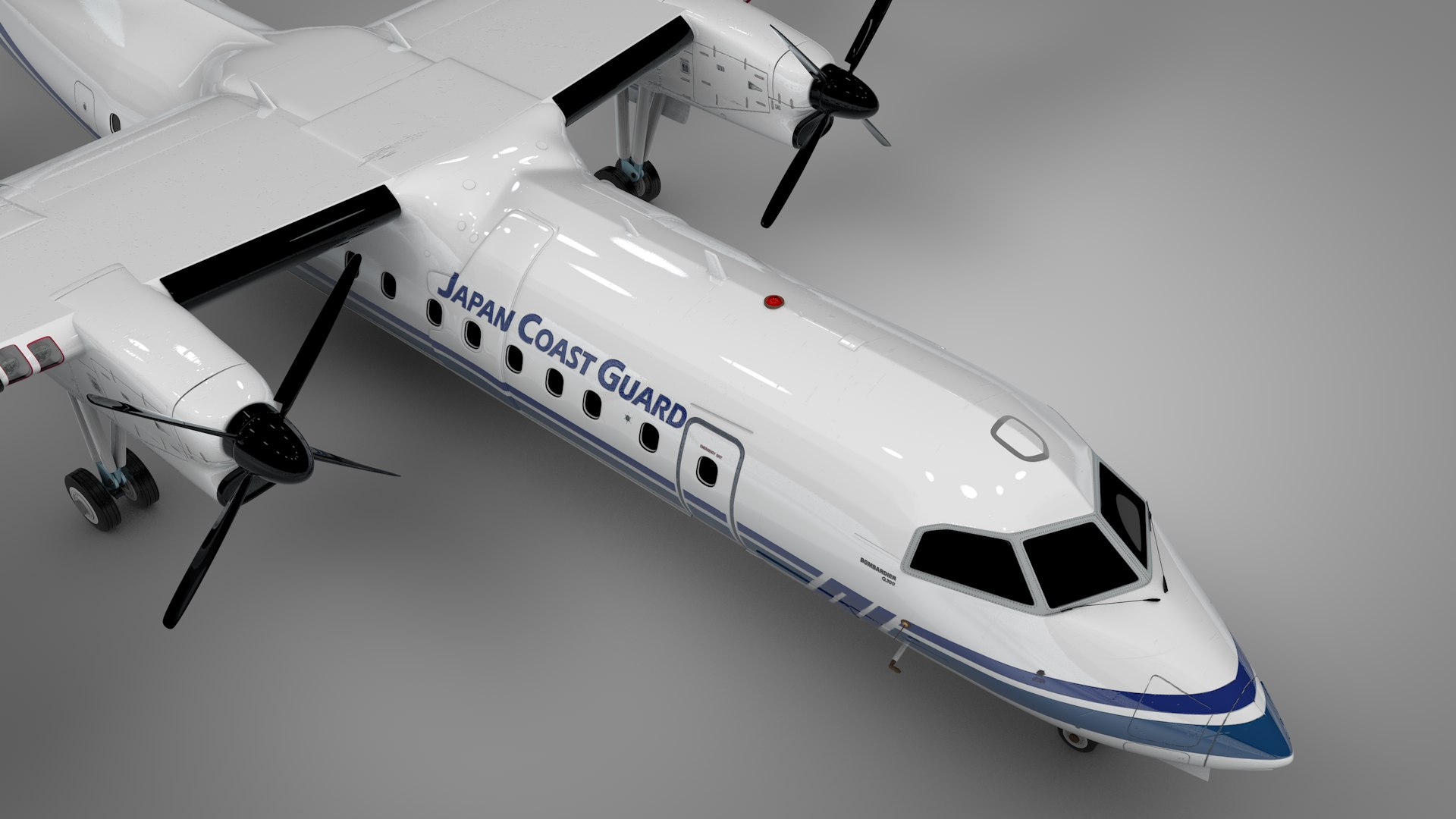 Japan Coast Guard Bombardier De Havilland Canada DHC-8 Q300 Dash 8 ...