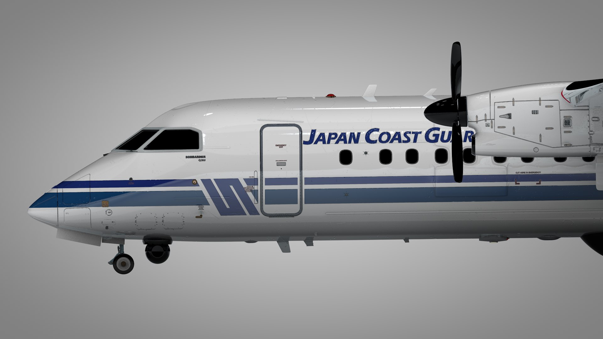 Japan Coast Guard Bombardier De Havilland Canada DHC-8 Q300 Dash 8 ...