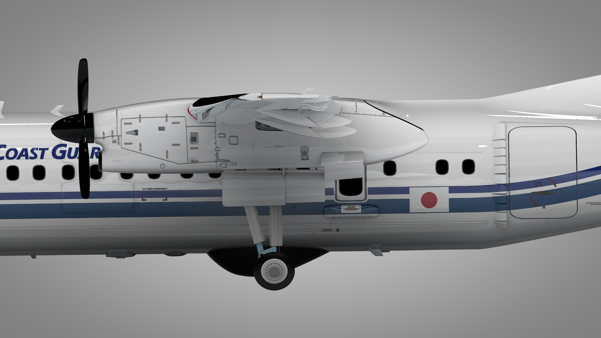 Japan Coast Guard Bombardier De Havilland Canada DHC-8 Q300 Dash 8 ...