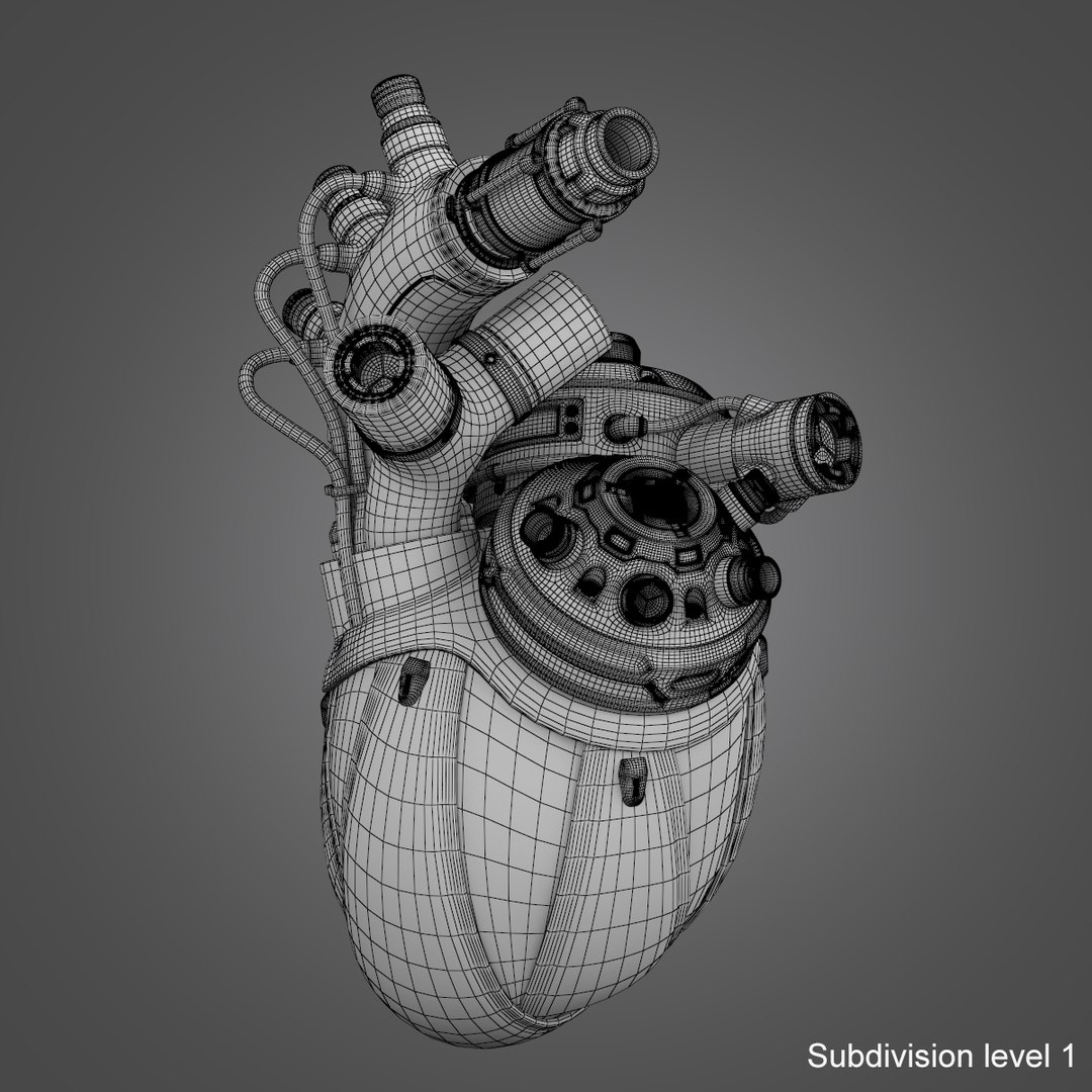 Cyber Heart 3D - TurboSquid 1353215