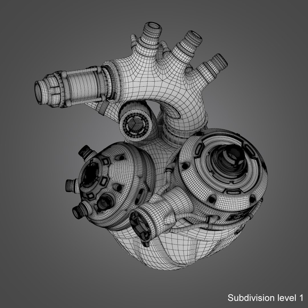 Cyber Heart 3D - TurboSquid 1353215