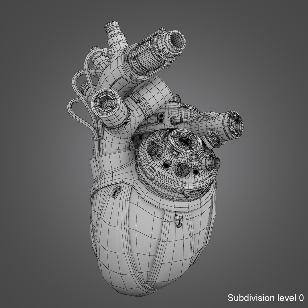 Cyber Heart 3D - TurboSquid 1353215