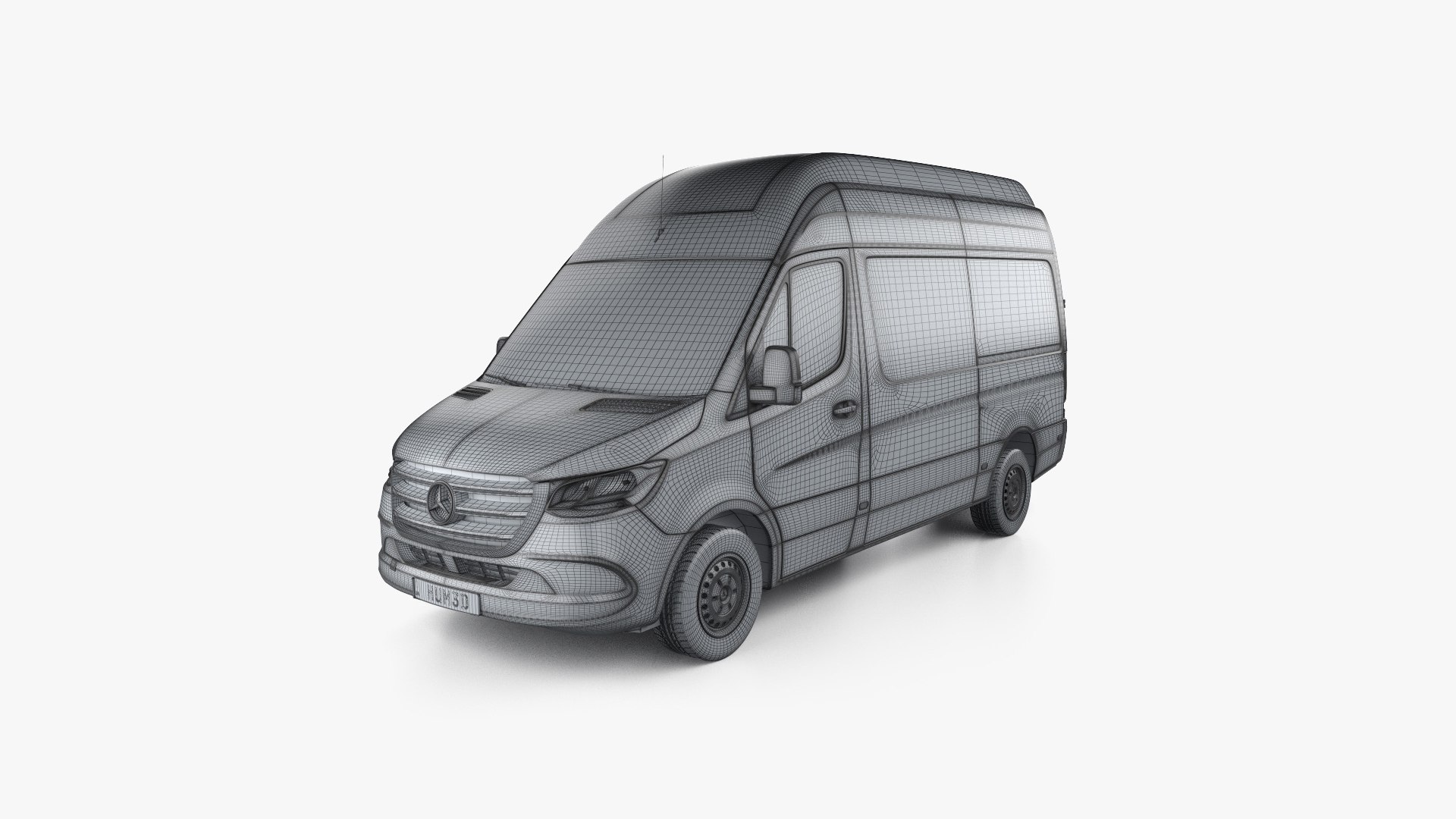 3D Model Mercedes-Benz Sprinter Panel Van L2H3 2022 - TurboSquid 2187796