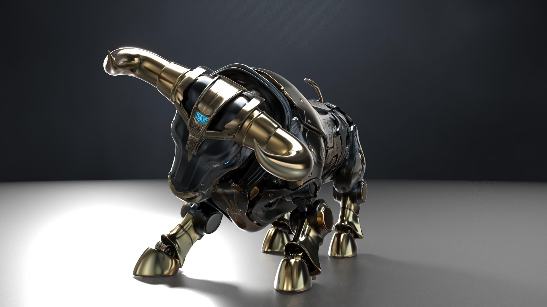 Robot Bull 3D Model - TurboSquid 2520923