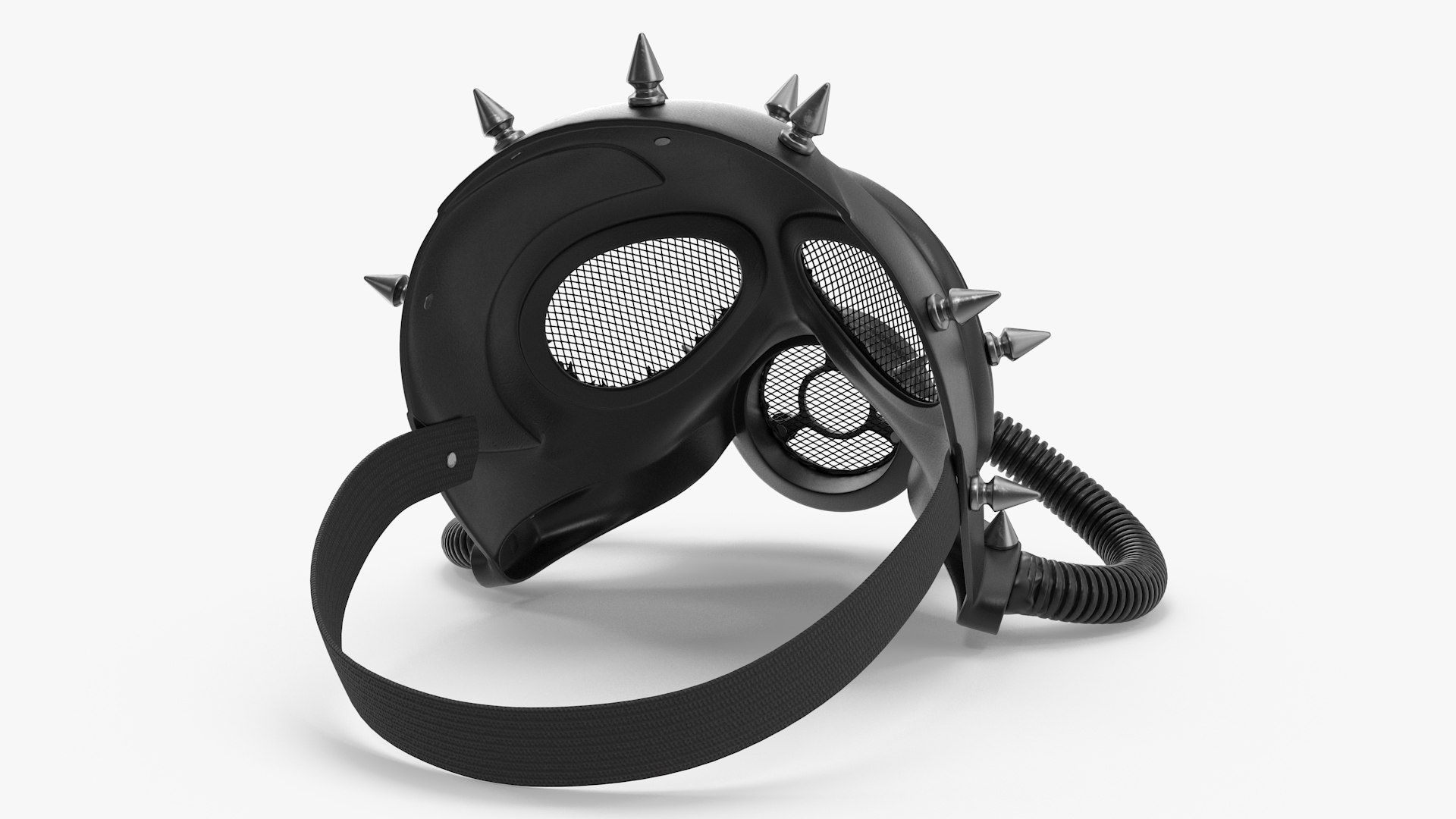 Steampunk Full Face Gas Mask Model - TurboSquid 1984555