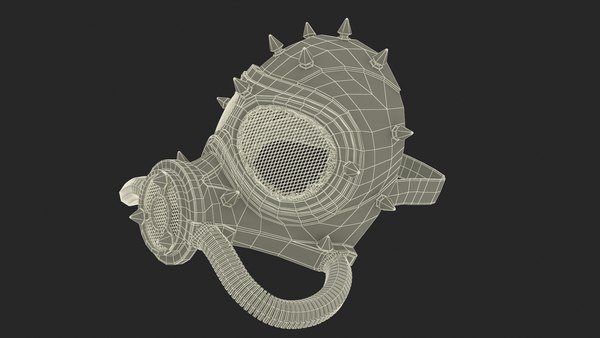 Steampunk Full Face Gas Mask model - TurboSquid 1984555