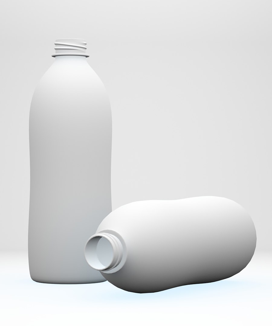 3D Model Plastic Bottle - TurboSquid 2116007