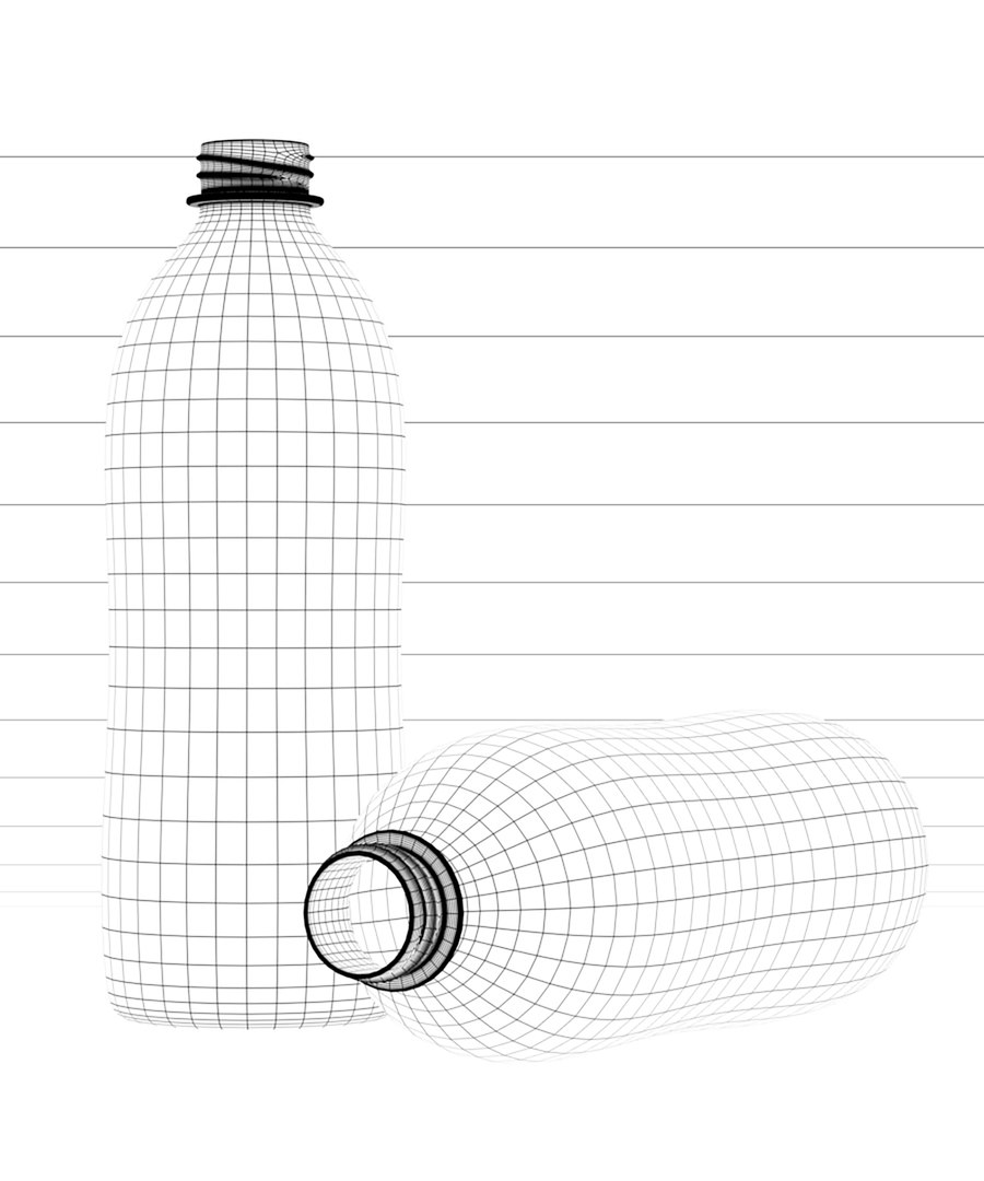 3D Model Plastic Bottle - TurboSquid 2116007