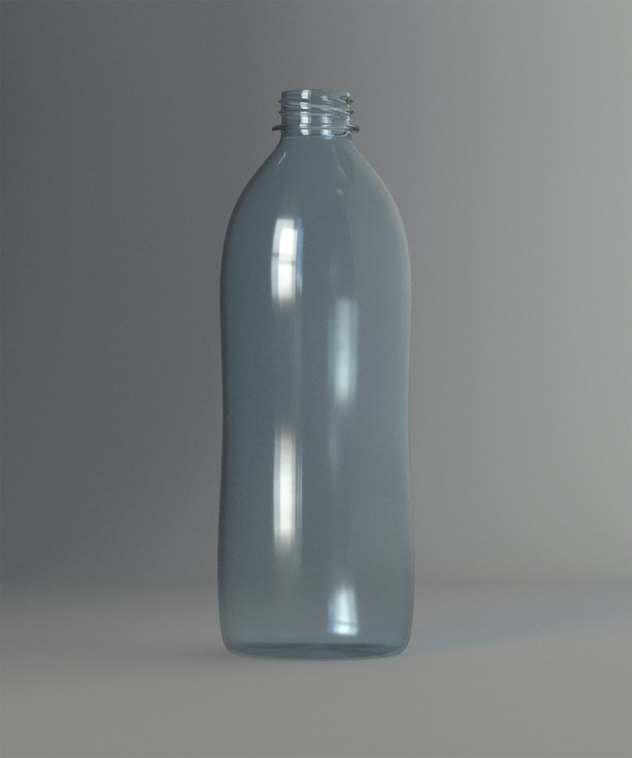 3D Model Plastic Bottle - TurboSquid 2116007