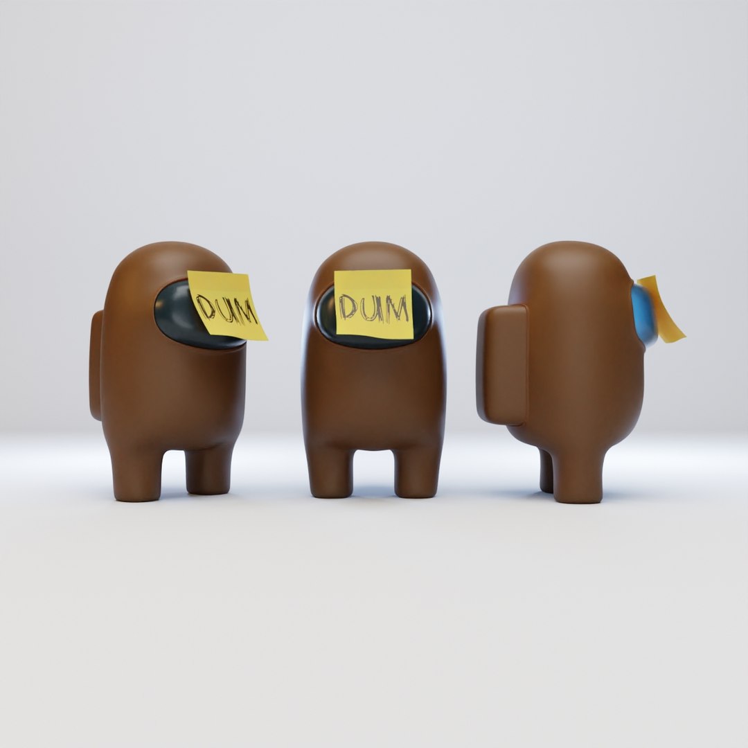 Character Dum Sticky 3D Model - TurboSquid 1650058
