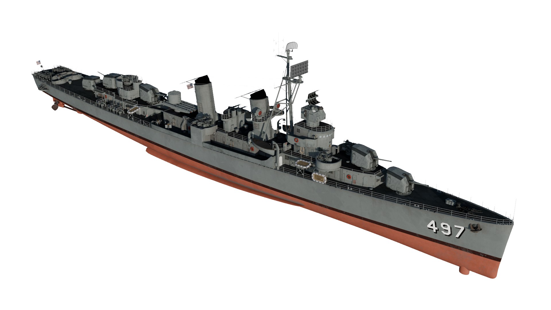 3D Model War Ship - TurboSquid 2334712
