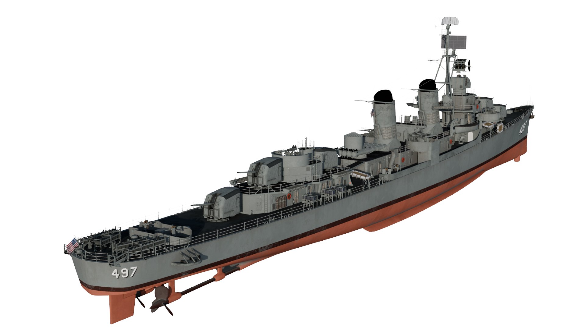 3D Model War Ship - TurboSquid 2334712
