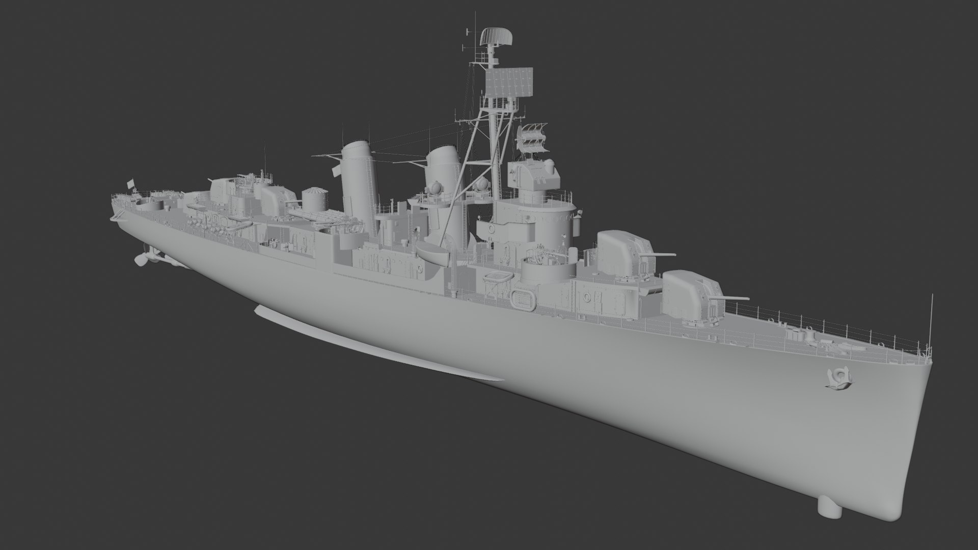 3D Model War Ship - TurboSquid 2334712
