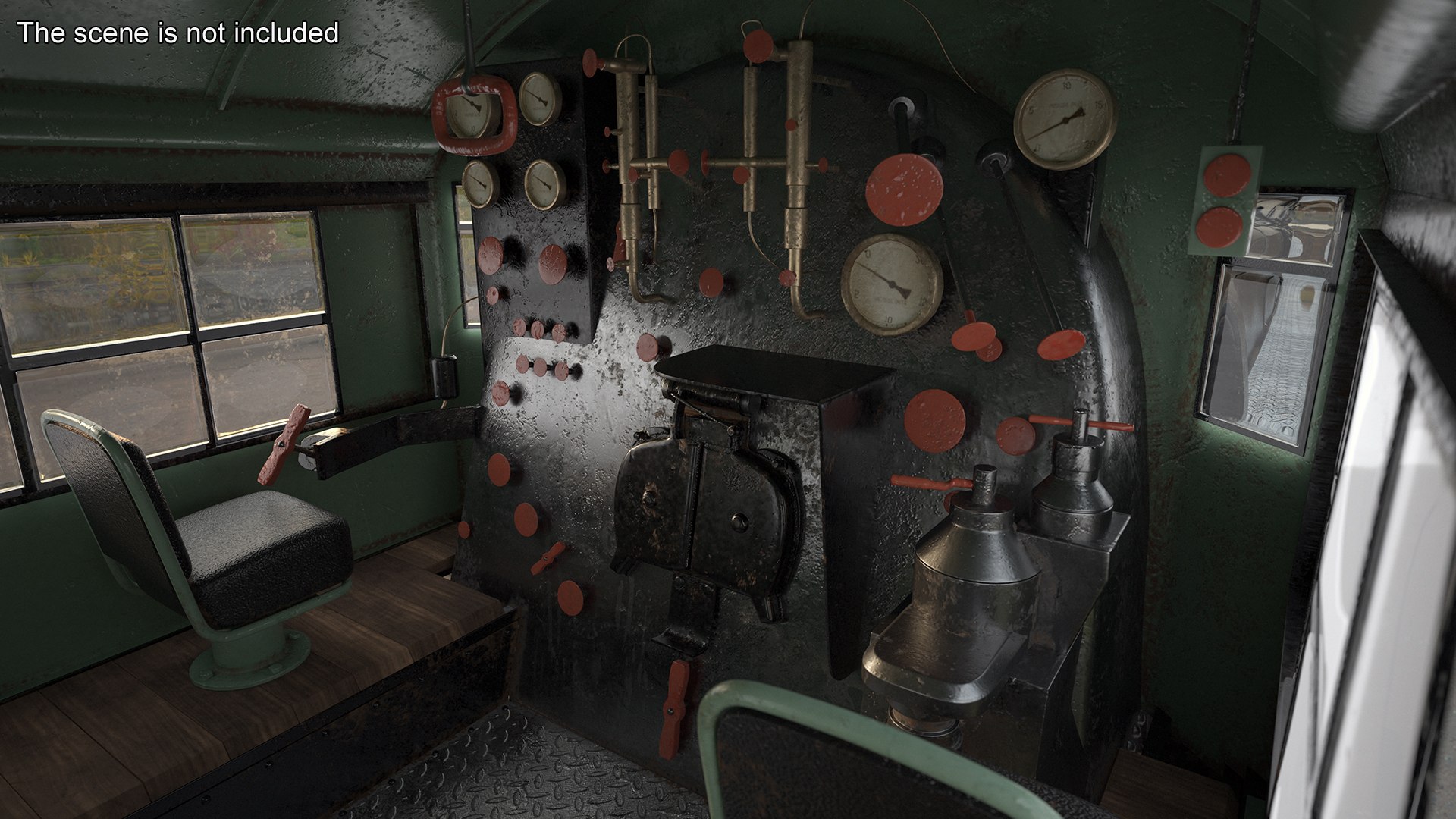 3D Locomotive Big Boy Rigged For Maya Model - TurboSquid 2319347