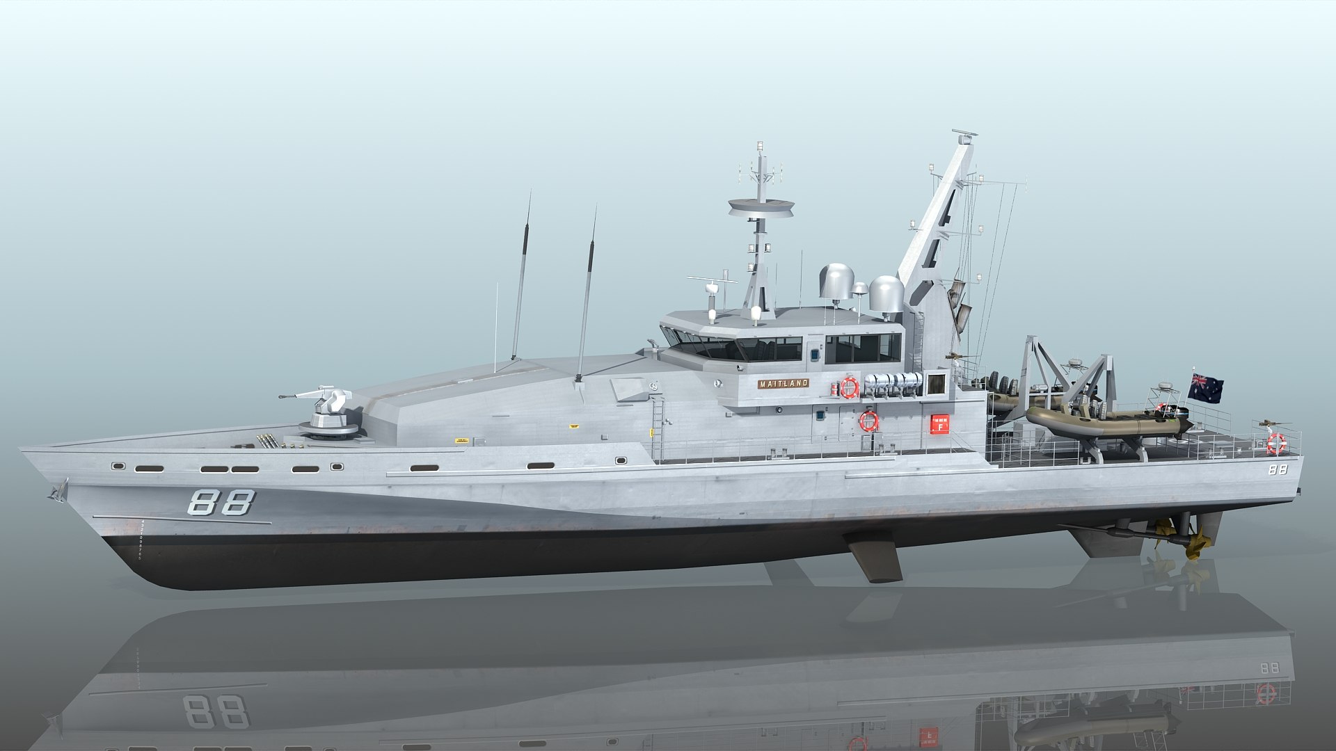 3D HMAS Maitland P88 Patrol Boat - TurboSquid 1906443