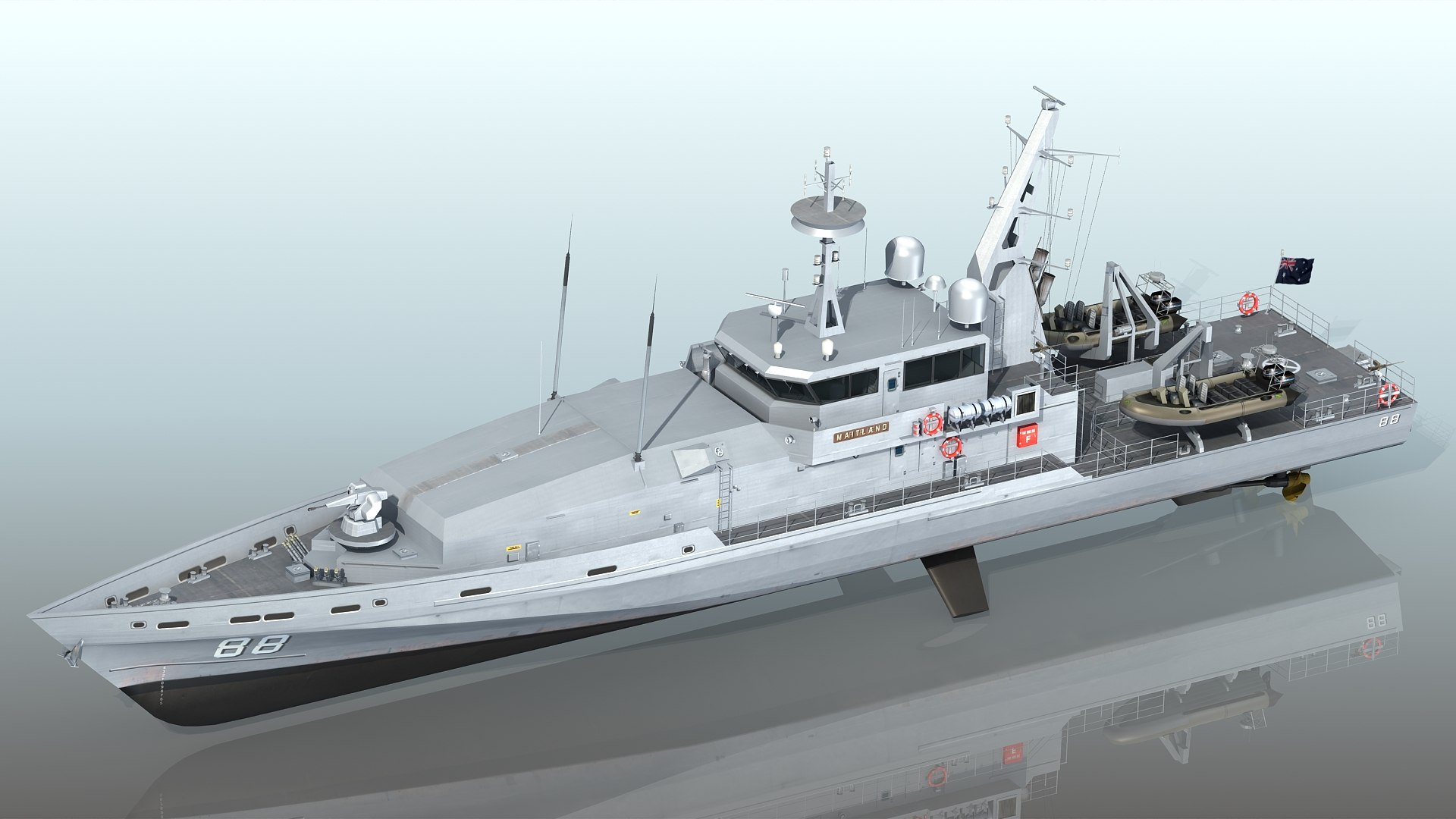 3D HMAS Maitland P88 Patrol Boat - TurboSquid 1906443