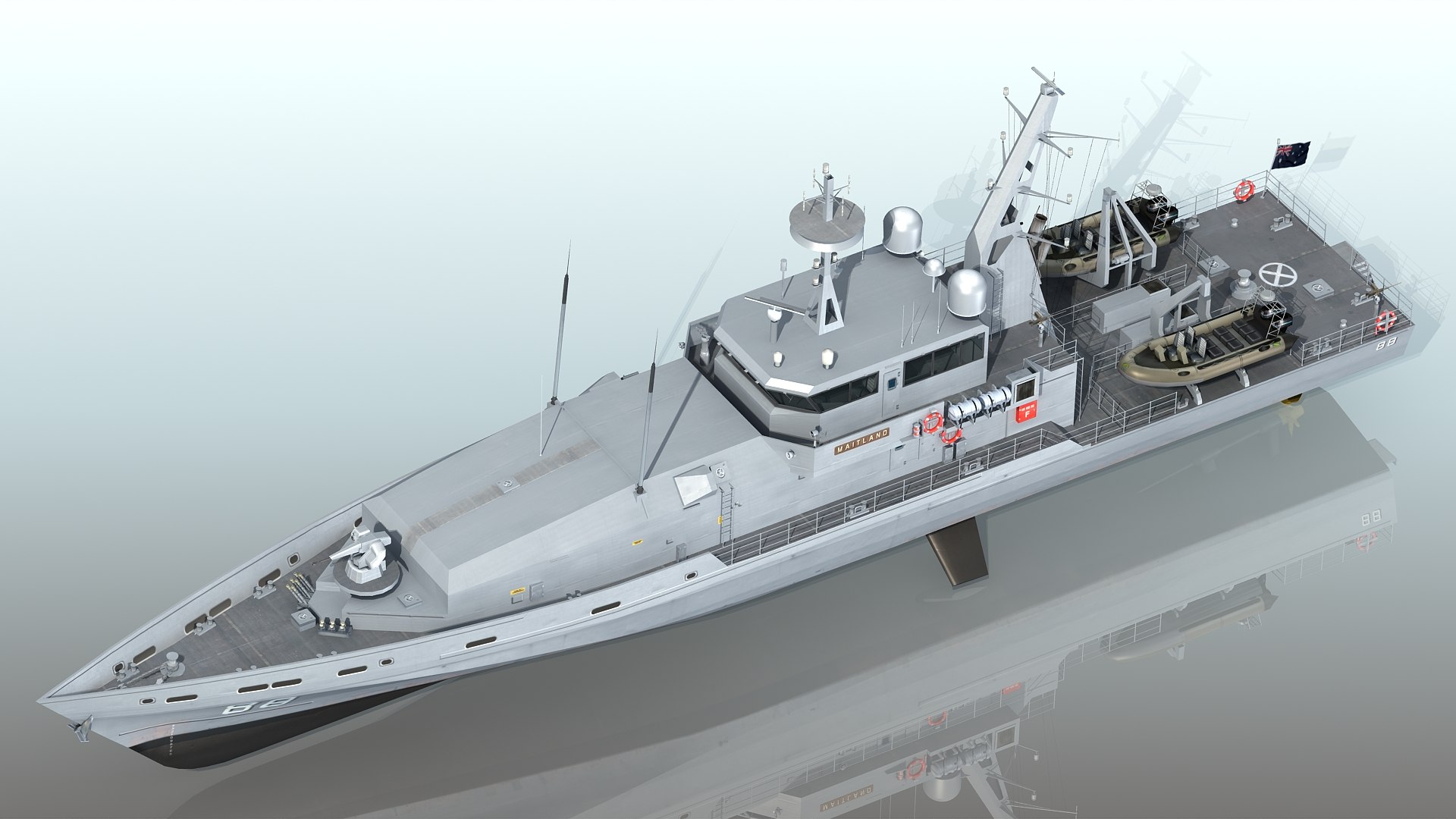 3D HMAS Maitland P88 Patrol Boat - TurboSquid 1906443