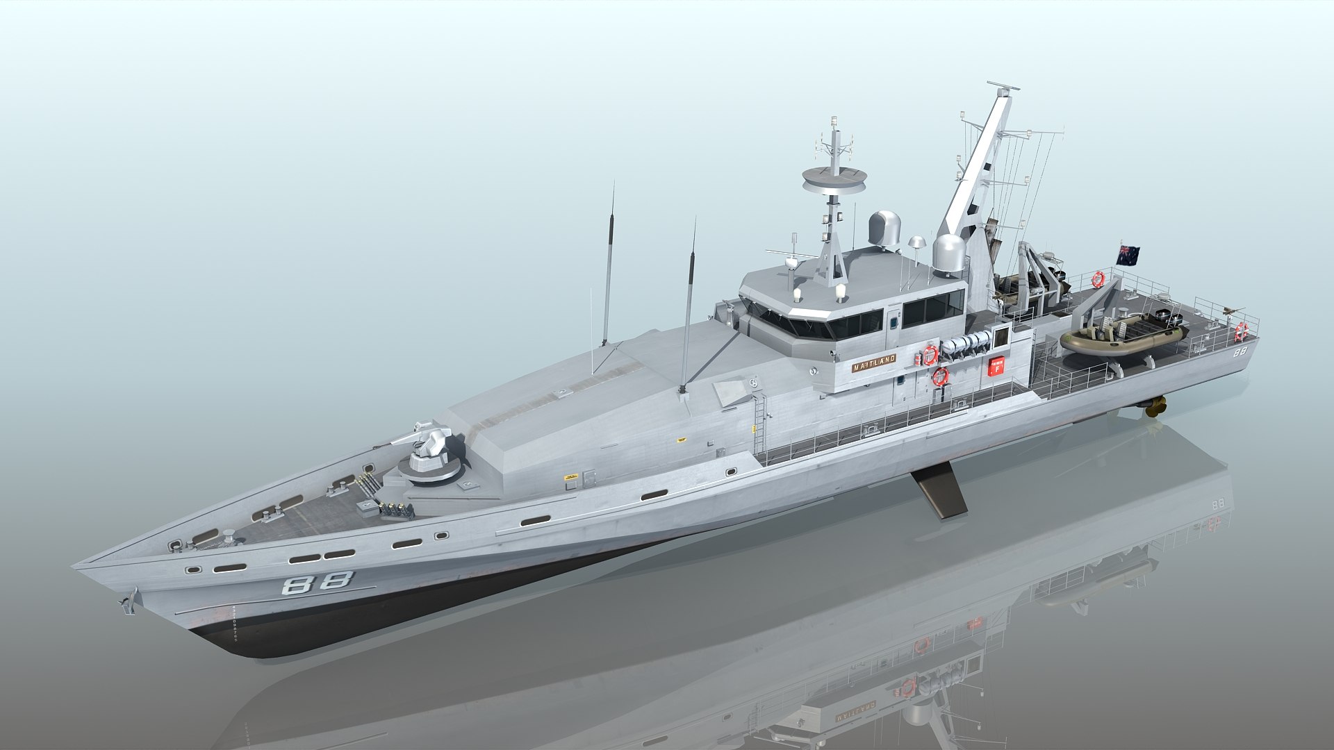 3D HMAS Maitland P88 Patrol Boat - TurboSquid 1906443