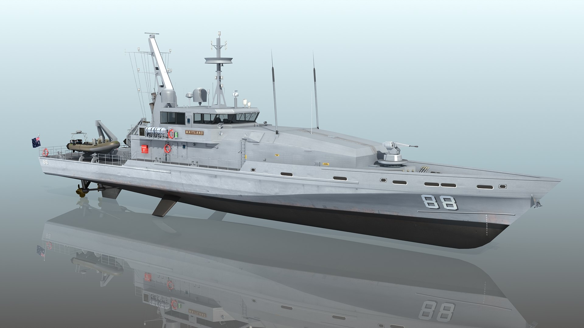 3D HMAS Maitland P88 Patrol Boat - TurboSquid 1906443