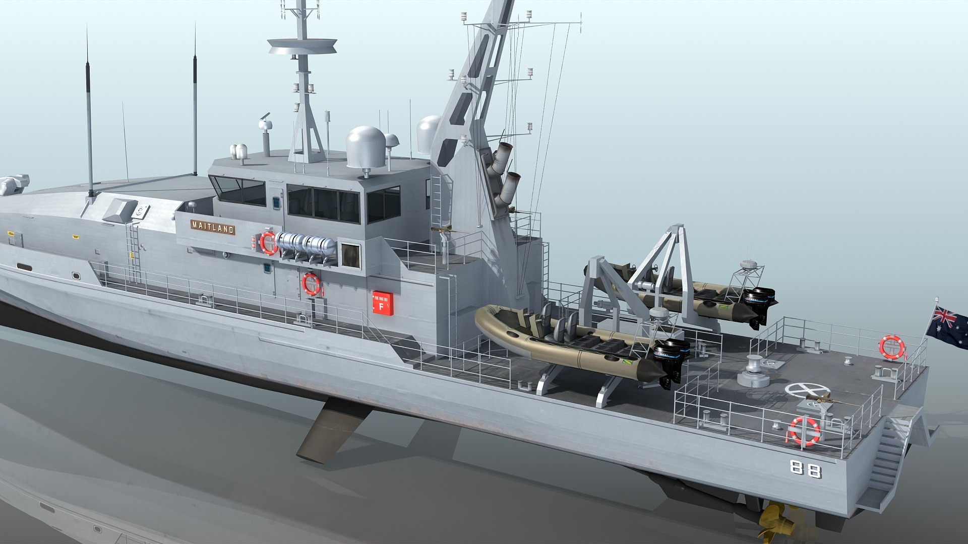3D HMAS Maitland P88 Patrol Boat - TurboSquid 1906443