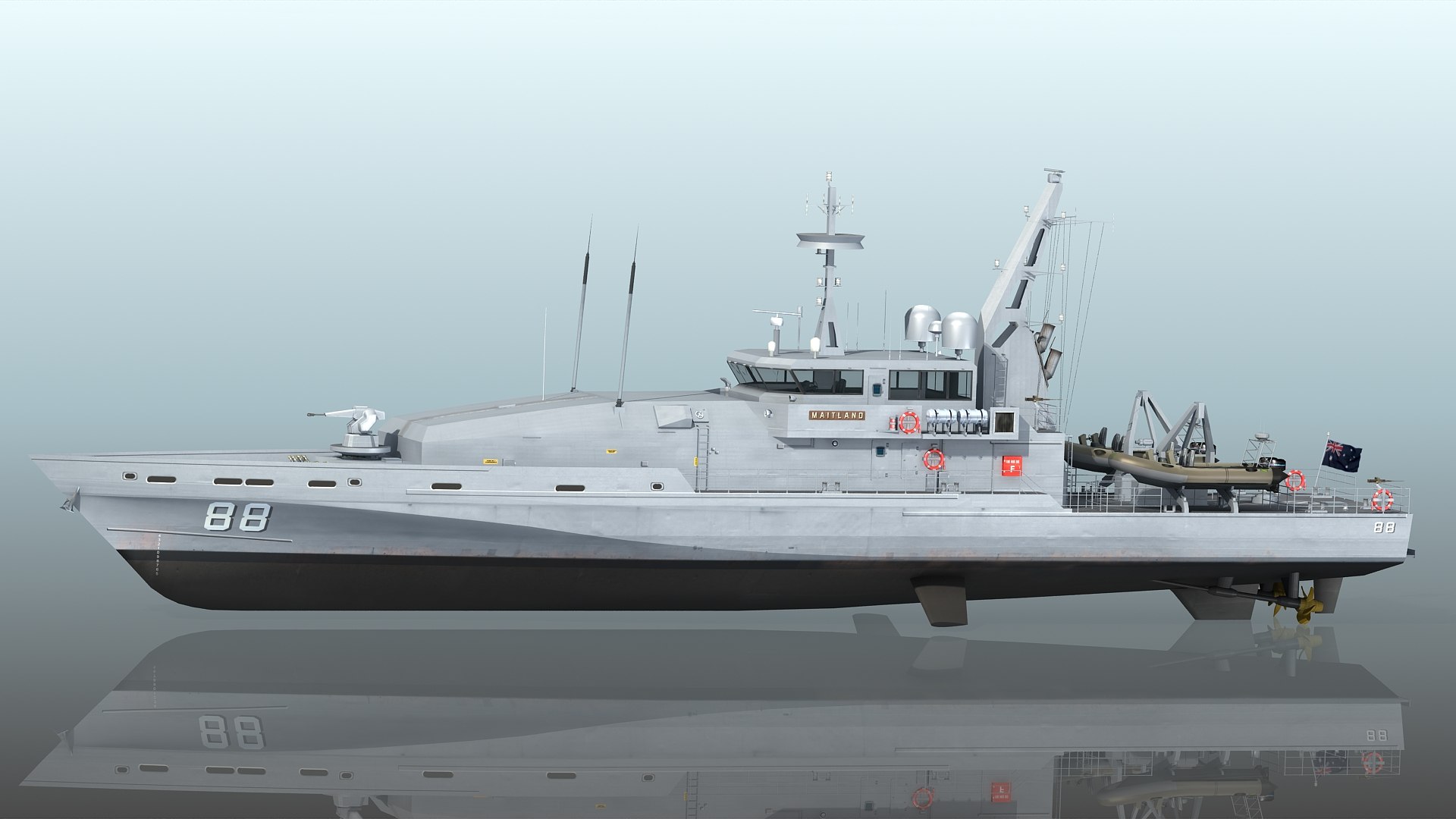 3D HMAS Maitland P88 Patrol Boat - TurboSquid 1906443