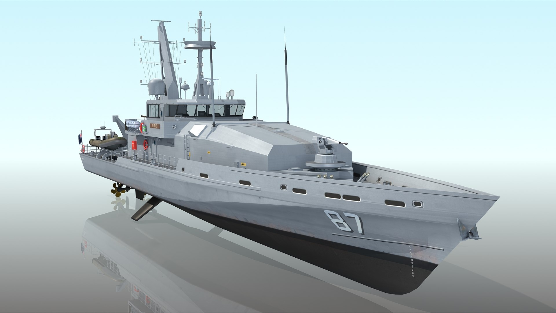 3D HMAS Maitland P88 Patrol Boat - TurboSquid 1906443