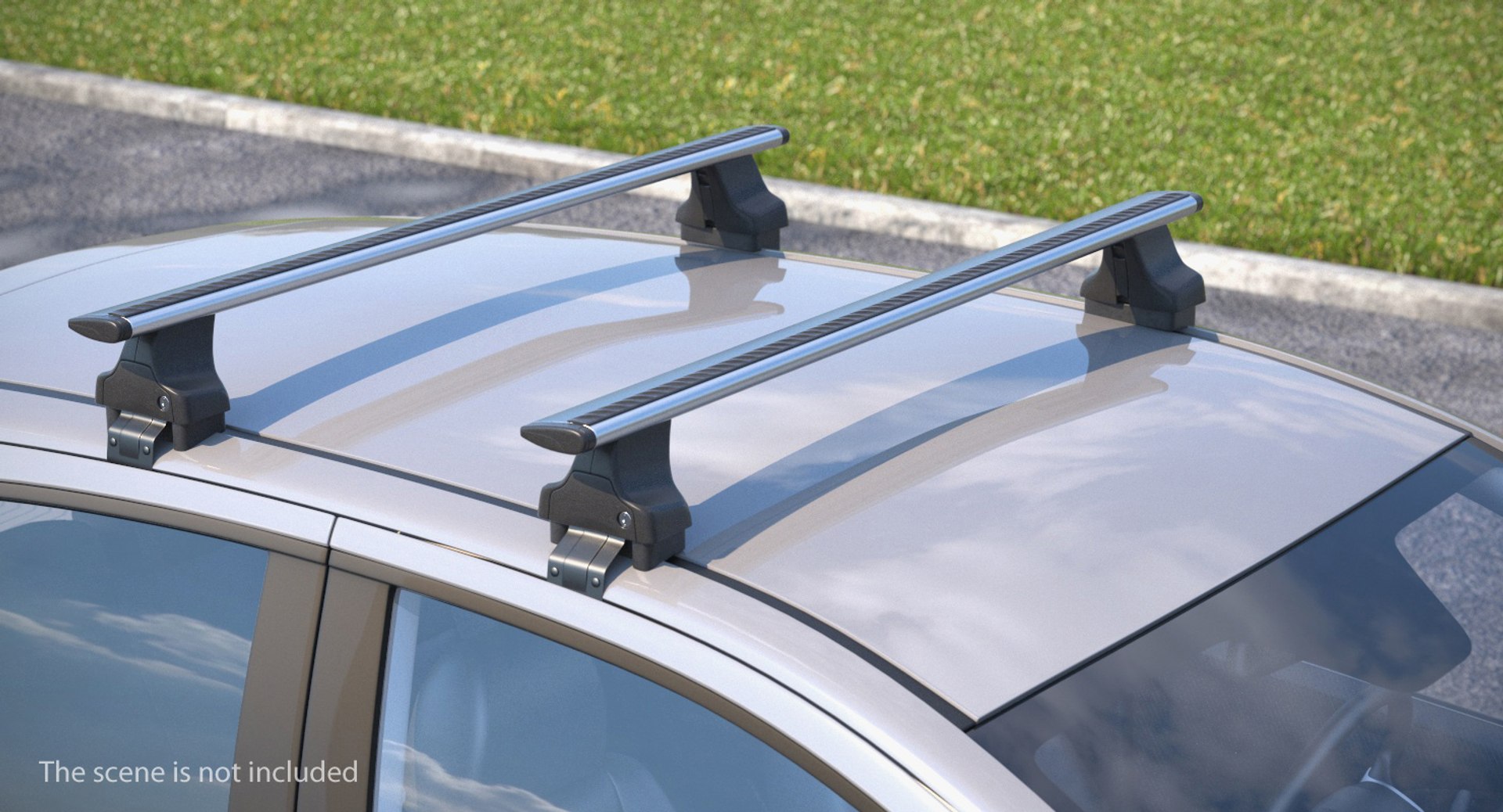 3D Silver Wingbar Generic - TurboSquid 1317984