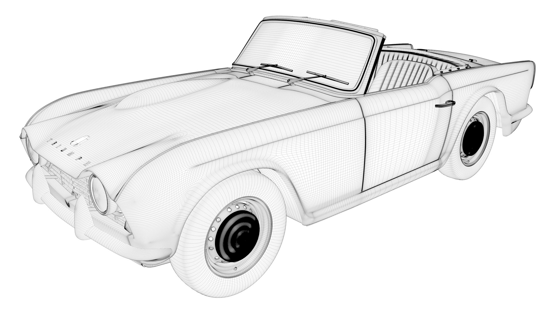 Triumph Tr4 3D Model - TurboSquid 1418349