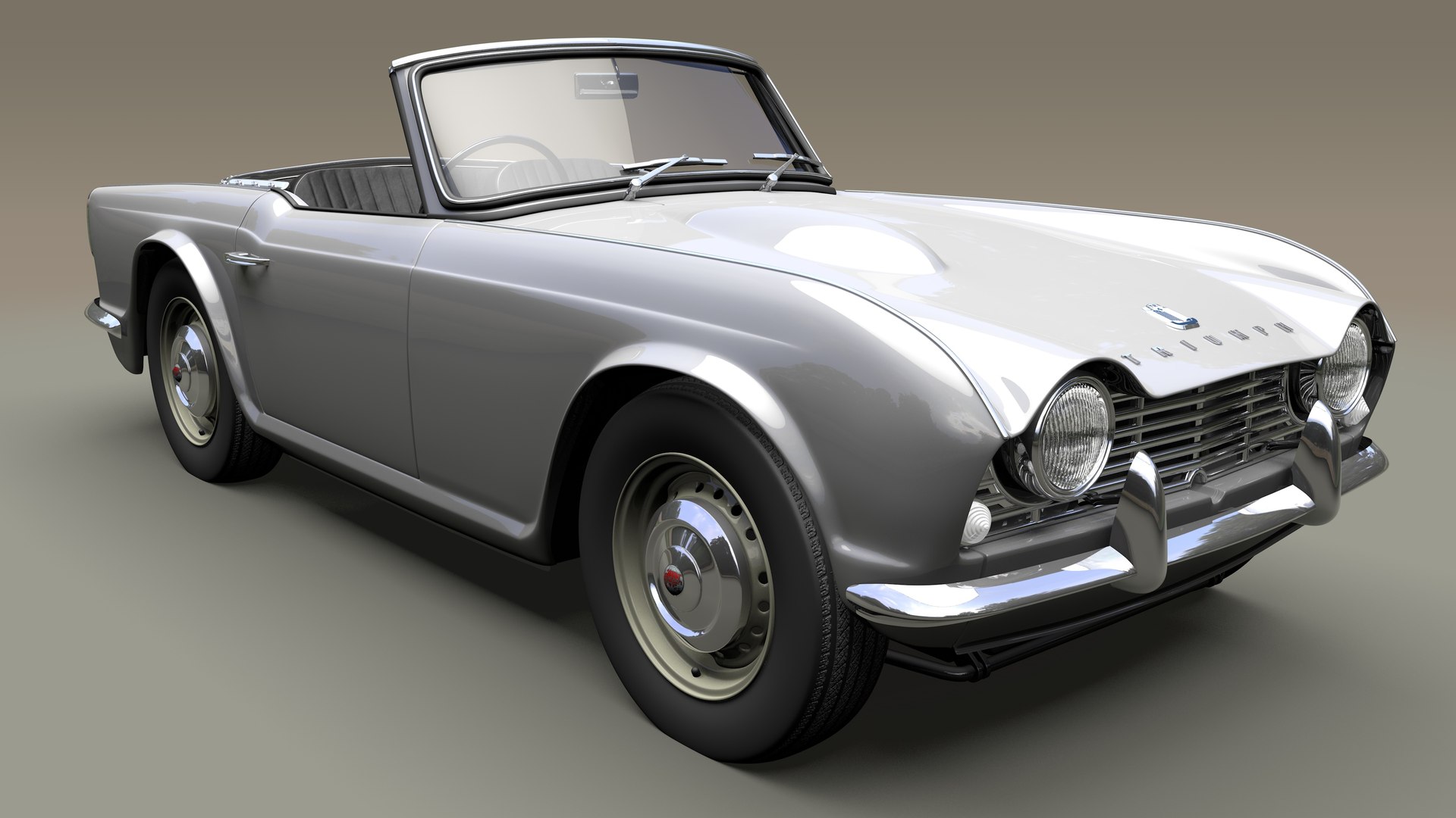 Triumph Tr4 3D Model - TurboSquid 1418349