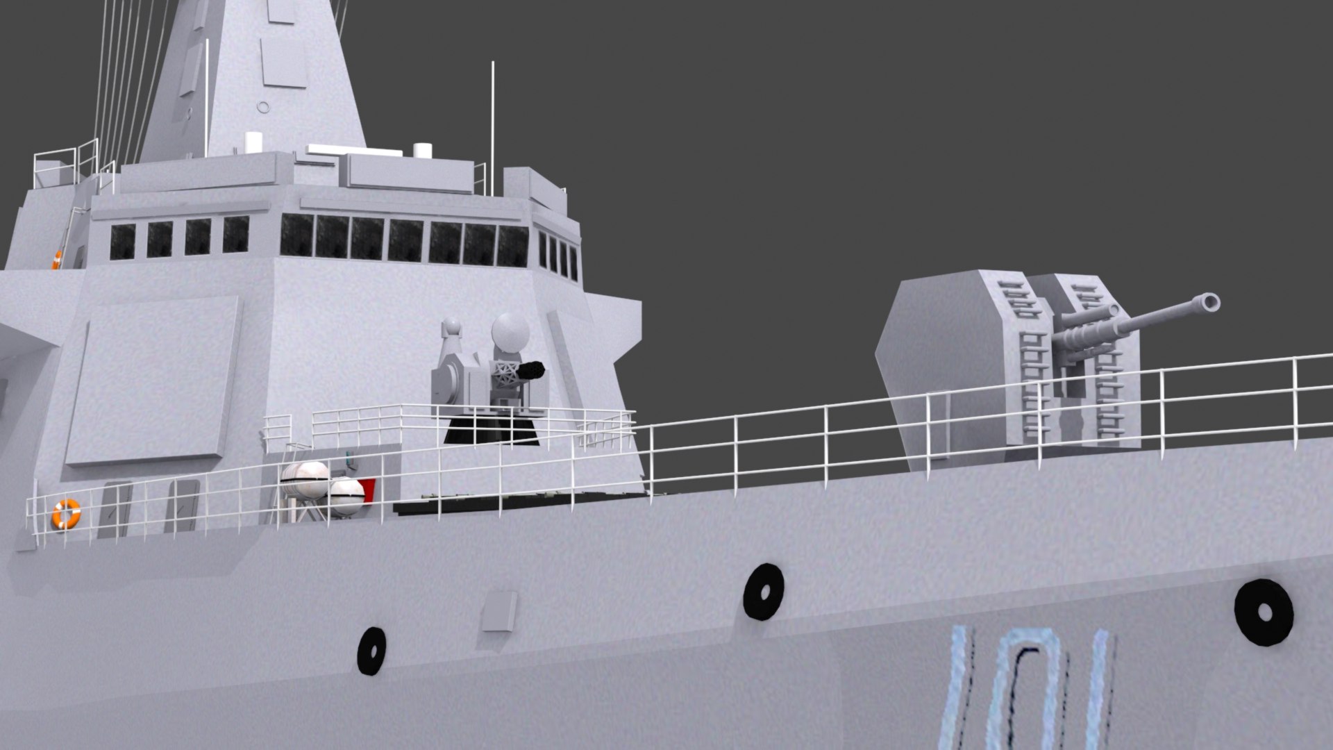 Chinese 055 Renhai Destroyer 3D Model - TurboSquid 1967277