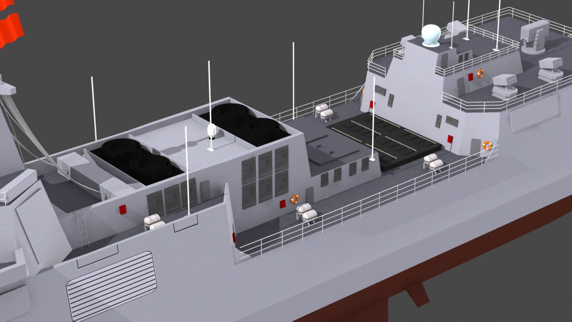 Chinese 055 Renhai Destroyer 3D Model - TurboSquid 1967277