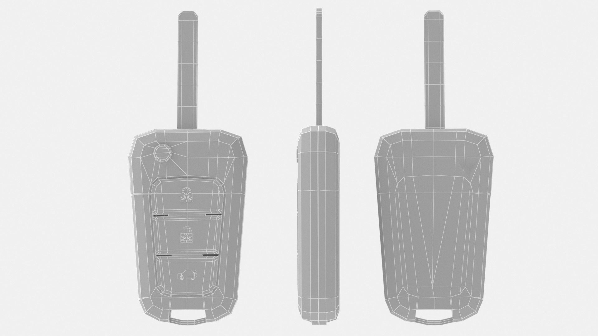 3D Car Key - TurboSquid 2110293