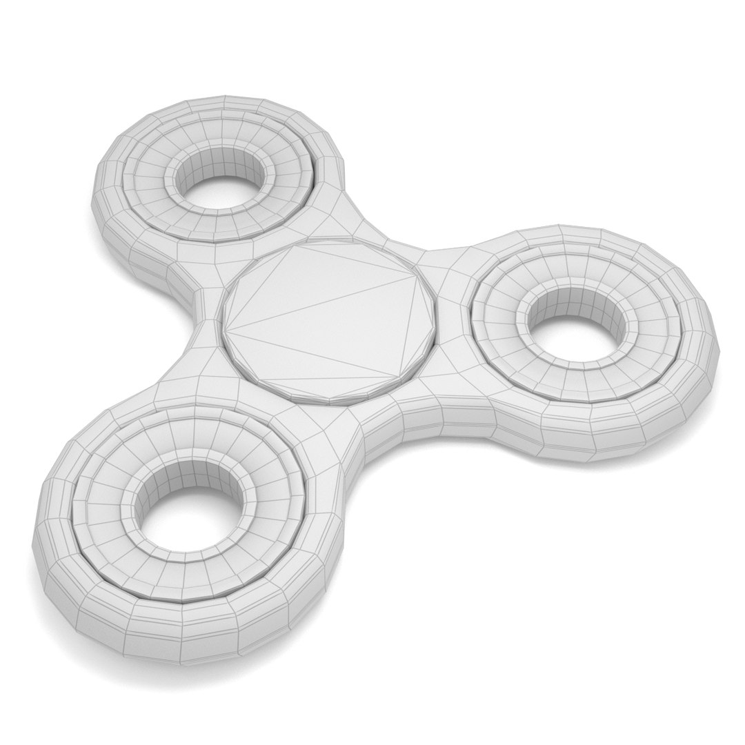 Fidget Spinner 3D Model - TurboSquid 1403337